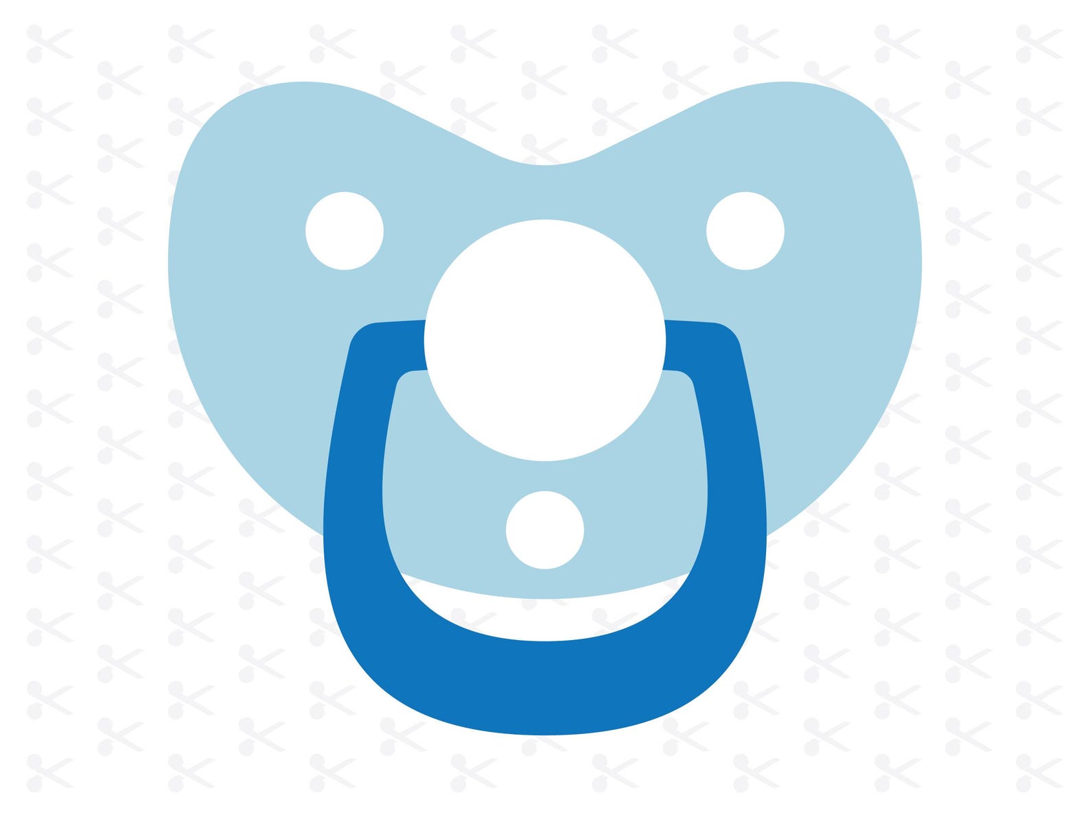 Cute Baby Binky Svg Png Jpg Eps Pdf Dxf Ai / Pacifier / Blue Binkie ...