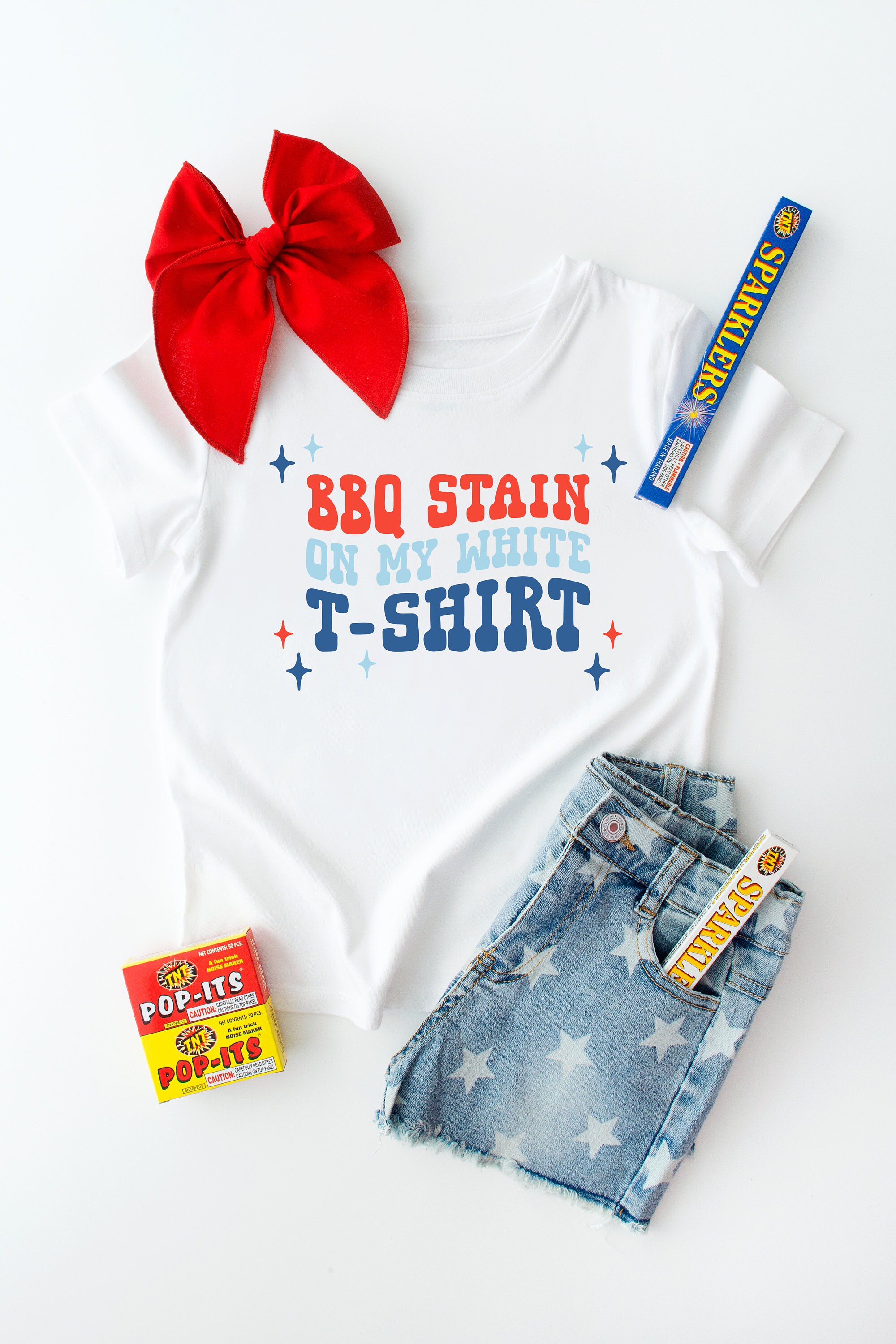 4th of July Shirt Svg Png Jpg Eps Ai Dxf / BBQ Stain on My White T ...