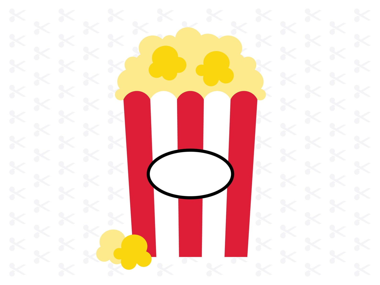 Popcorn Svg Png Jpg Eps Ai / Popcorn Box / Popcorn Cut File / Popcorn ...