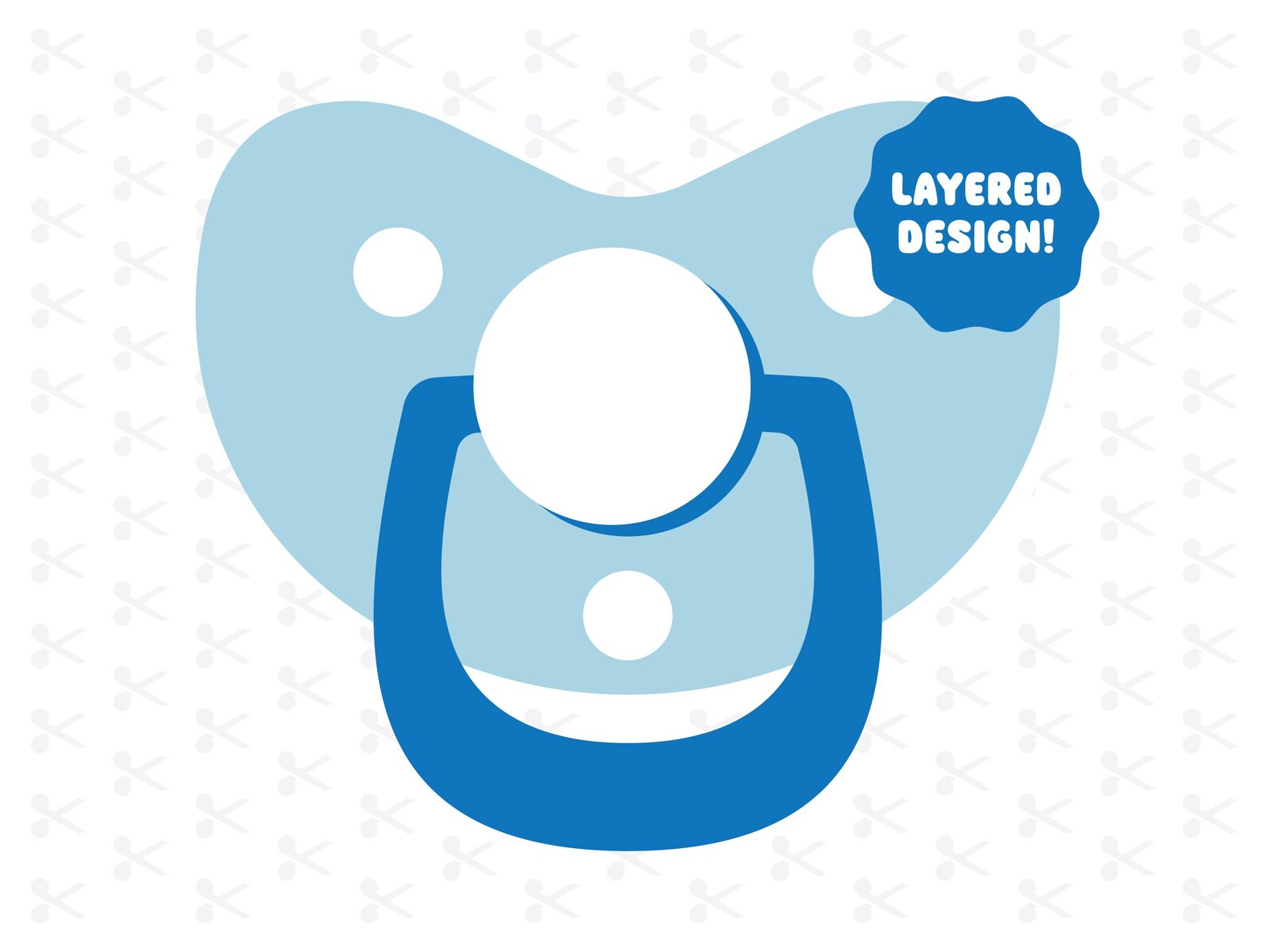 Cute Baby Binky Svg Png Jpg Eps Pdf Dxf Ai / Pacifier / Blue Binkie ...