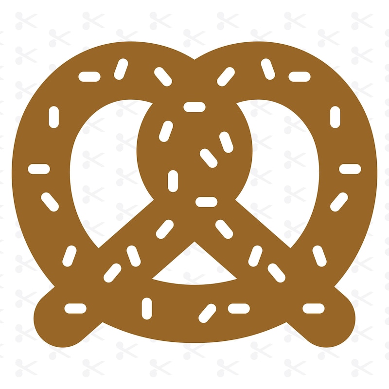 Pretzel Clipart - Etsy