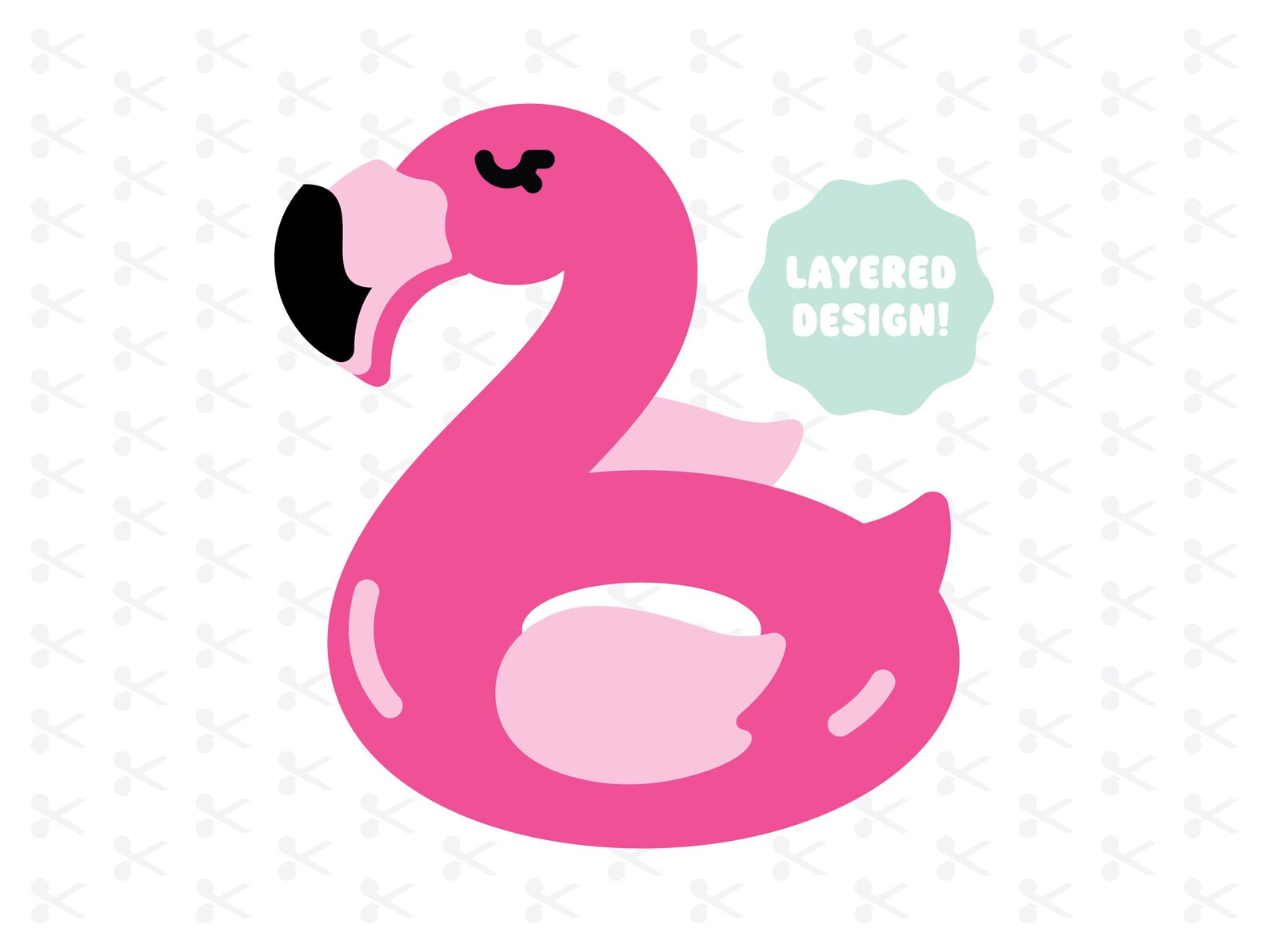 Flamingo Pool Float Svg Png Jpg Eps Pdf Ai / Flamingo Float / Summer ...