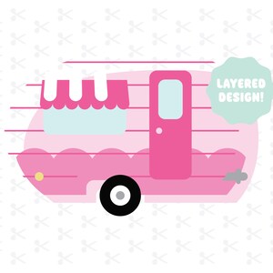 Retro Camper Svg Png Jpg Eps Pdf Ai / Vintage Travel Trailer / Shasta ...