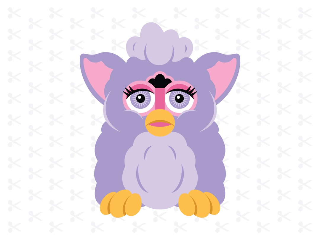 Furby Svg Png Jpg Eps Pdf Ai Dxf / 90s Toy / Layered Cut File / Retro ...