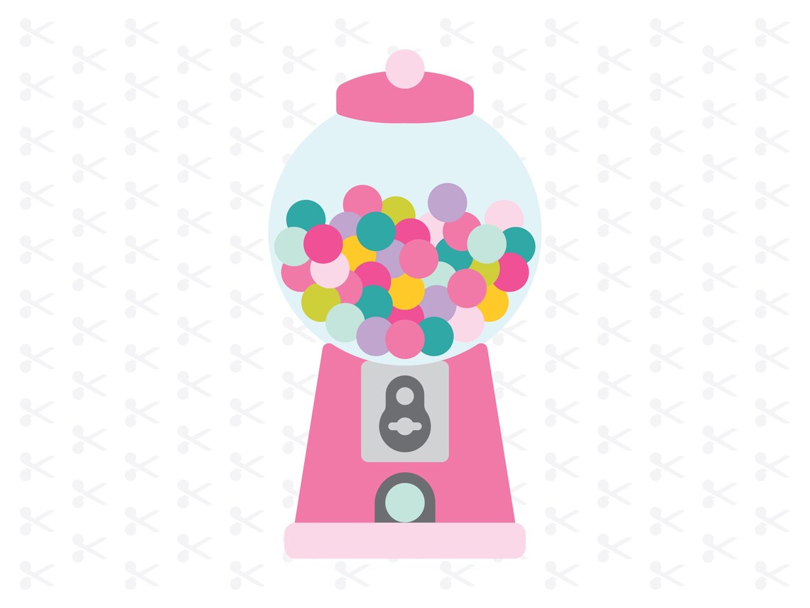 Cute Gumball Machine Svg Png Jpg Eps Pdf Ai / Gumball Machine Clipart ...