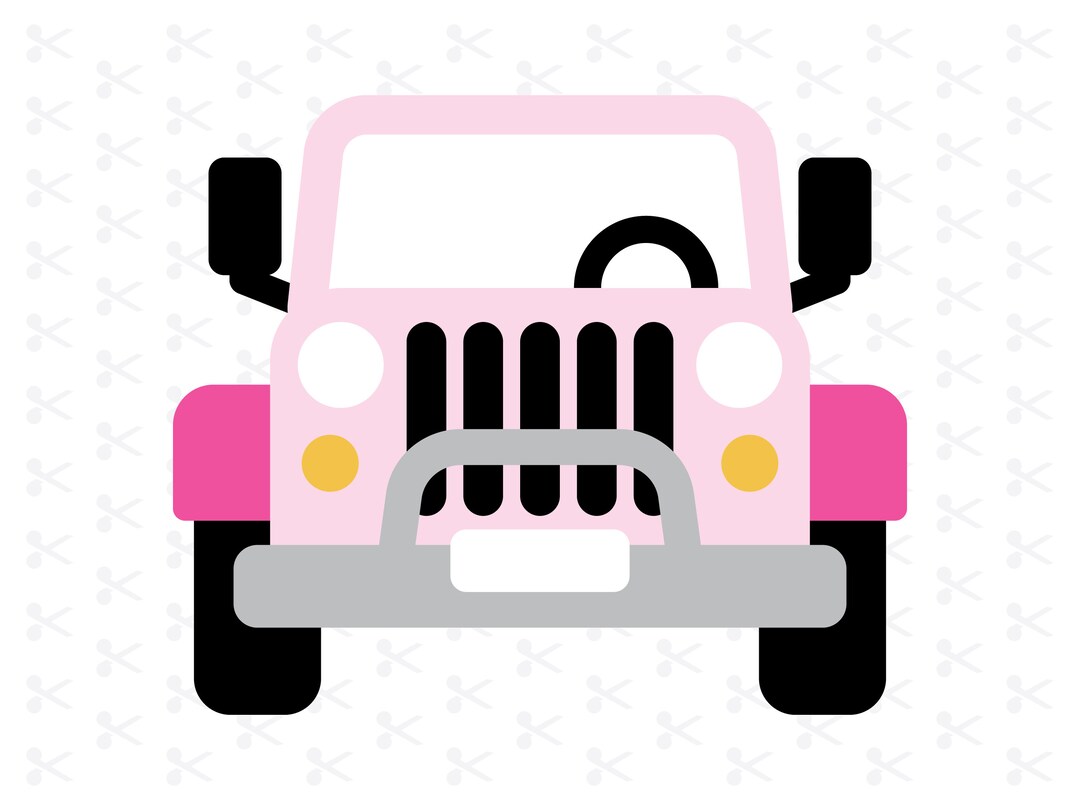 Pink Off-road Vehicle Svg Png Jpg Eps Pdf Ai Dxf / Girly Car ...