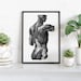 Muscles of the Back Vintage Human Anatomy Art Print Black and White - Etsy