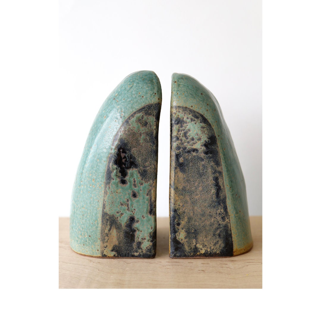 Ceramic Sculpture “A Smooth Break” - Turquoise Sculpture - Ceramic ...