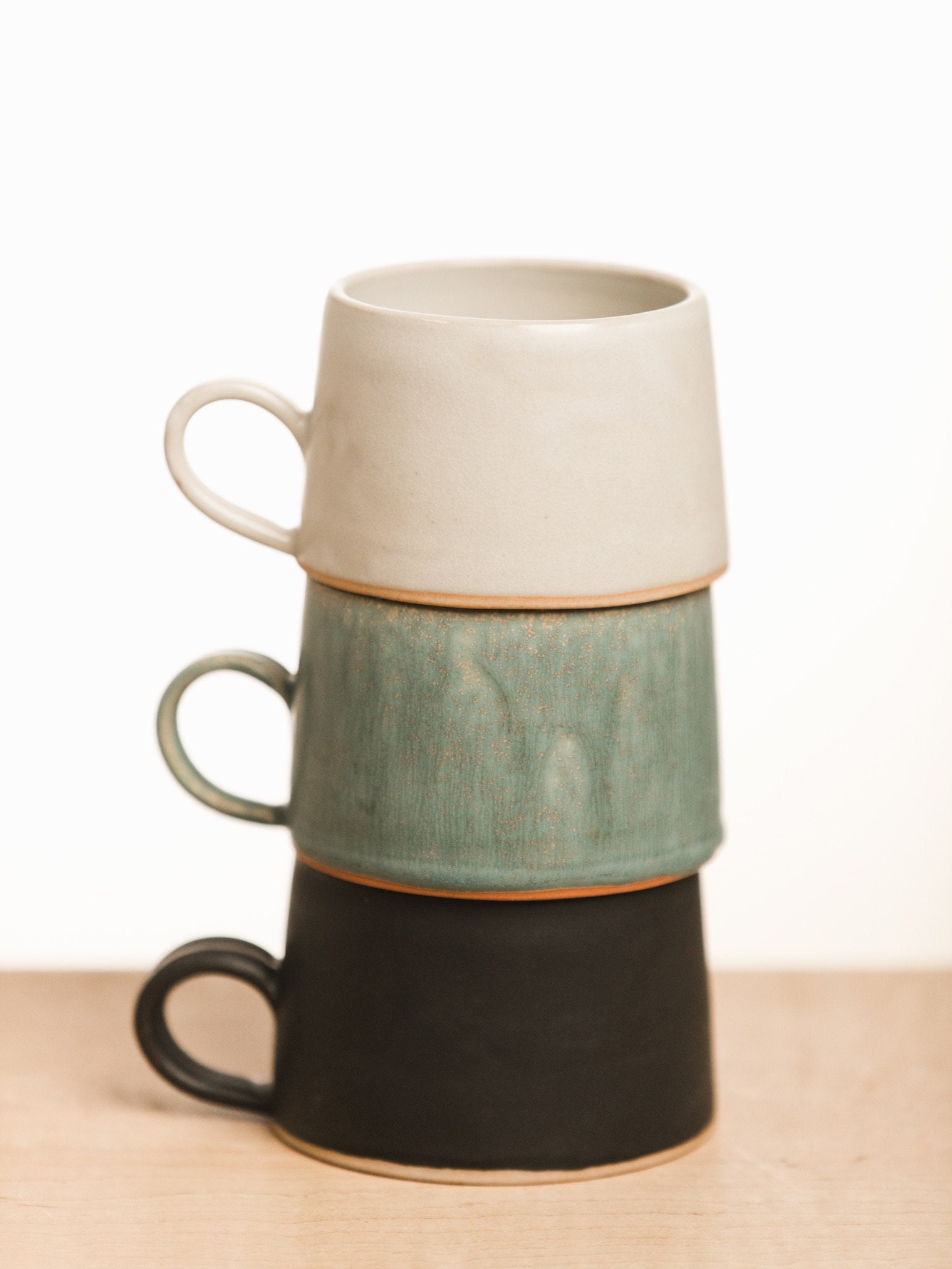 Solid Ceramic Mug - Turquoise Ceramic Mug - Pottery Mug - Coffee Mug ...