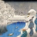 Japanese Winter Art, Snowing Landscape With a Bridge Hiroshige FINE ART ...