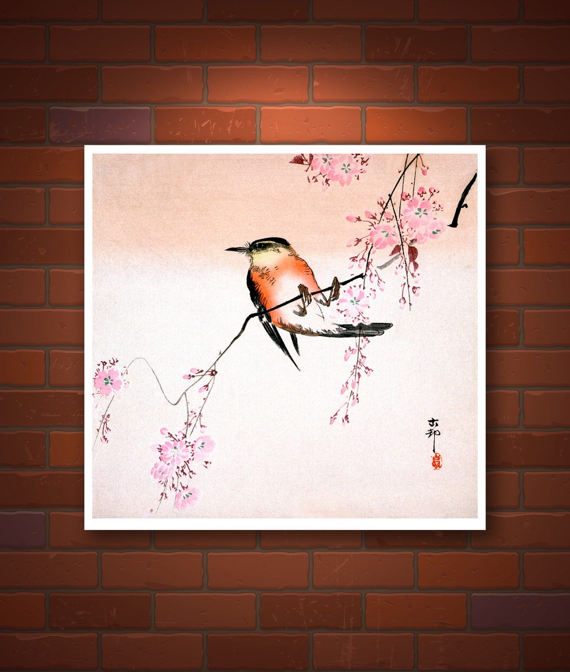 Japanese Art Birds Art Prints Art Posters Japanese Birds | Etsy