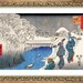 Japanese Winter Art, Snowing Landscape With a Bridge Hiroshige FINE ART ...