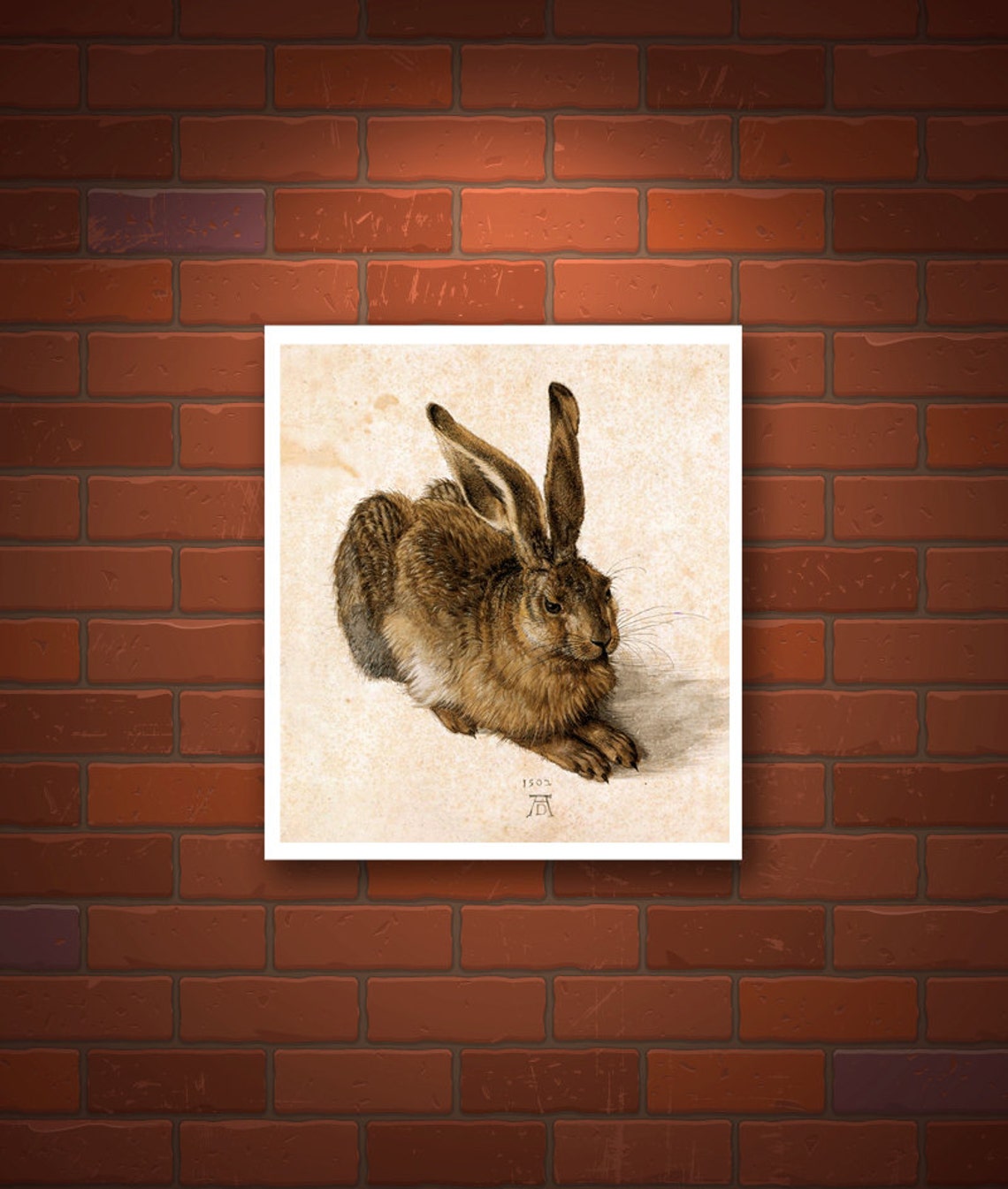 Rabbits jackrabbits Young Hare Albrecht Dürer FINE ART | Etsy