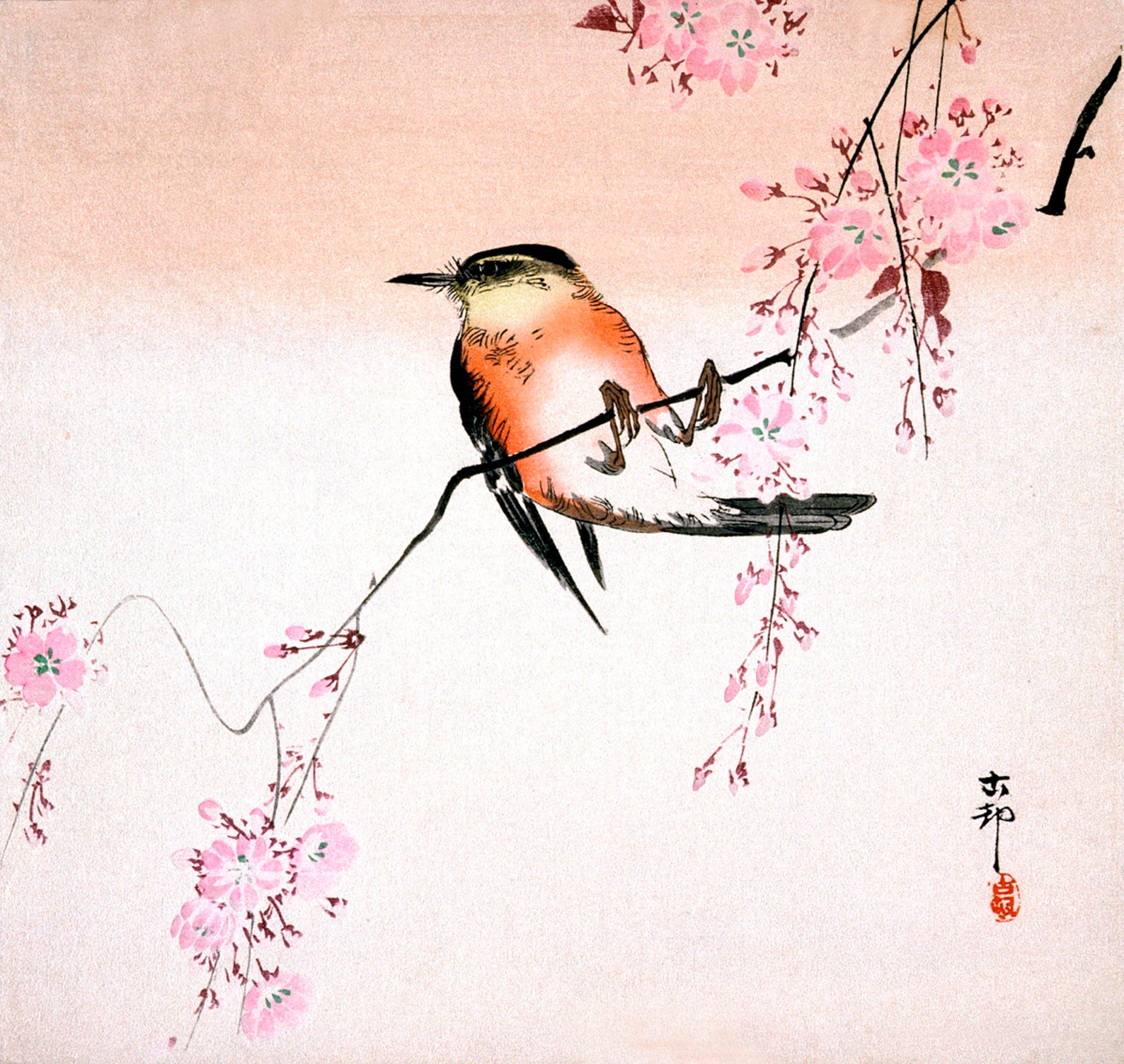 Japanese Art Birds Art Prints Art Posters Japanese Birds - Etsy