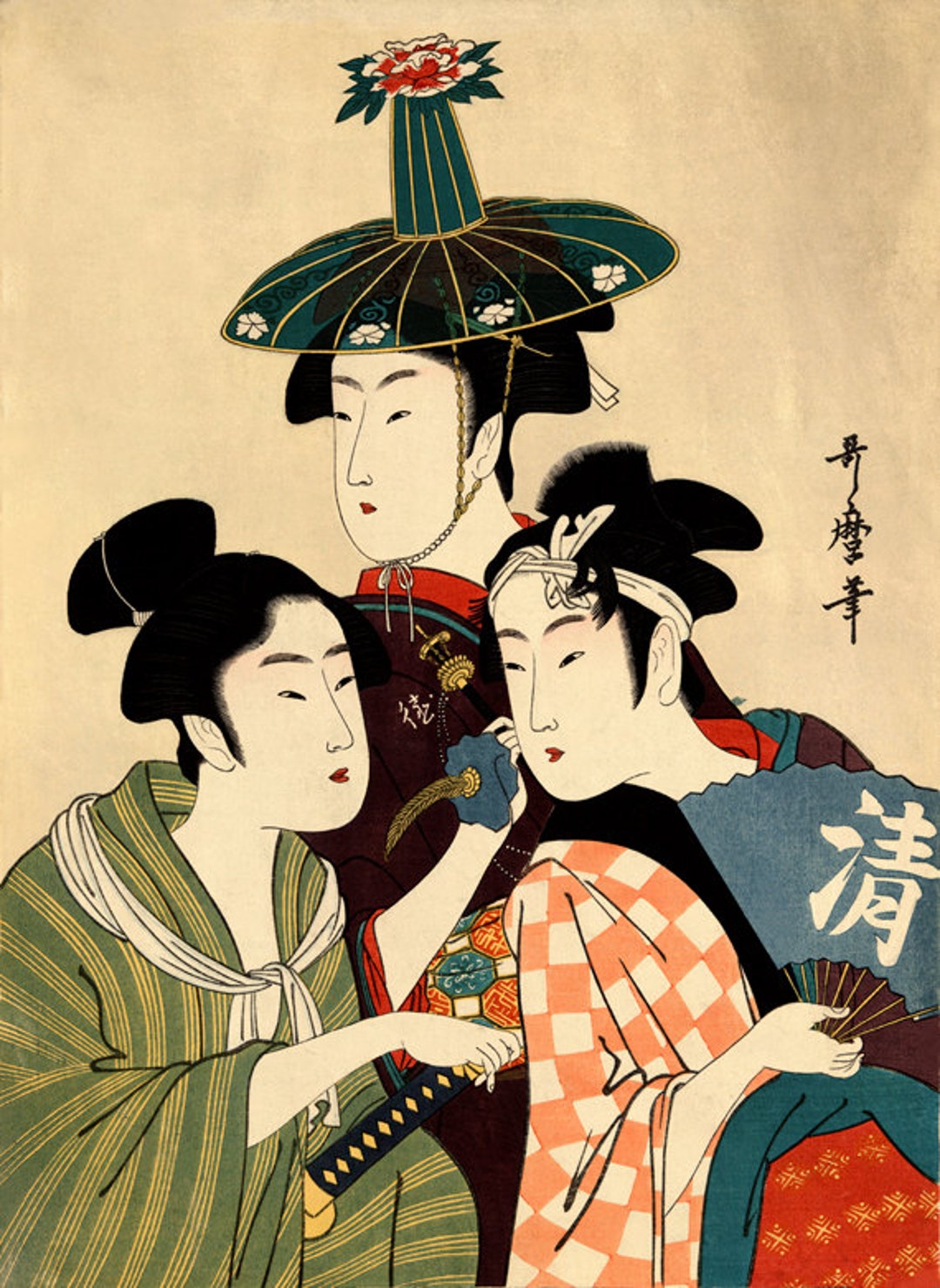 Traditional Japanese Paintings Of Women