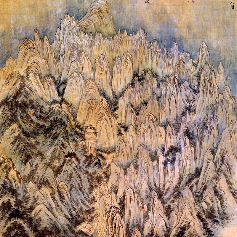 Korean Landscape Painting - Etsy