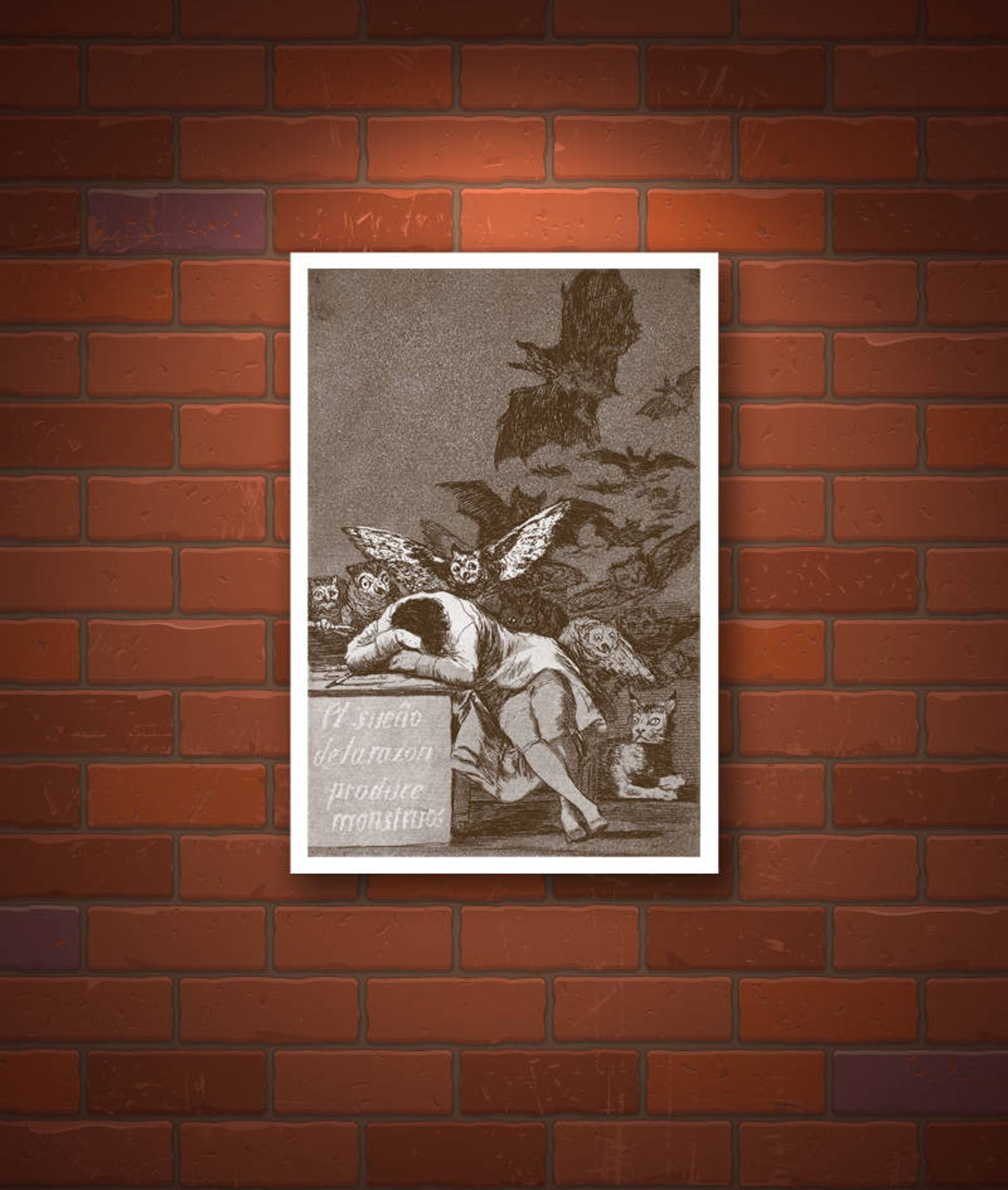 Goya Prints Antique Etching Reproduction Old Master | Etsy