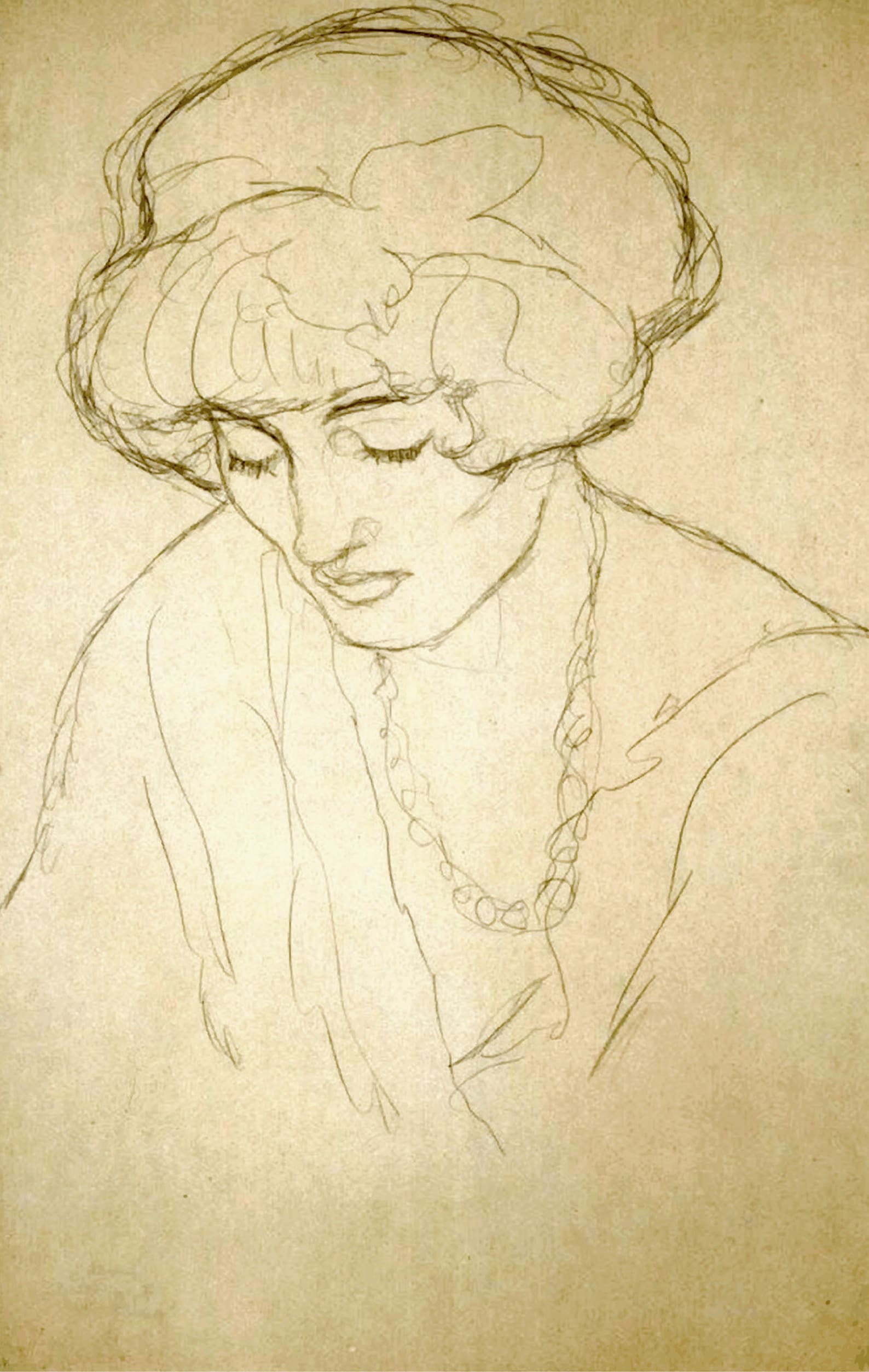 Gustav Klimt Drawings Vintage Art Prints Young Woman Sketch | Etsy