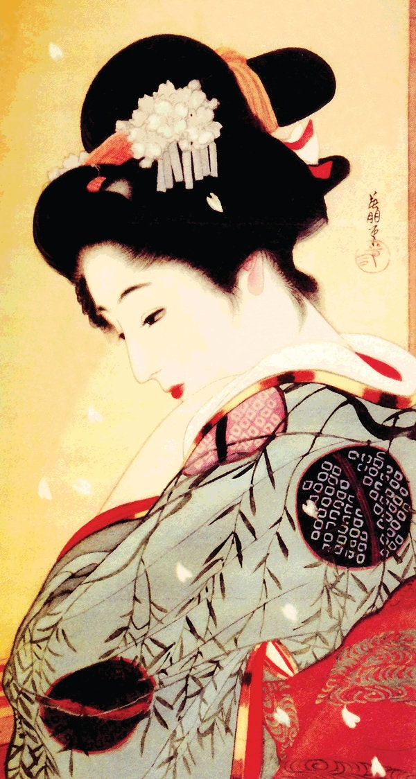 Drawings Of Japanese Geisha