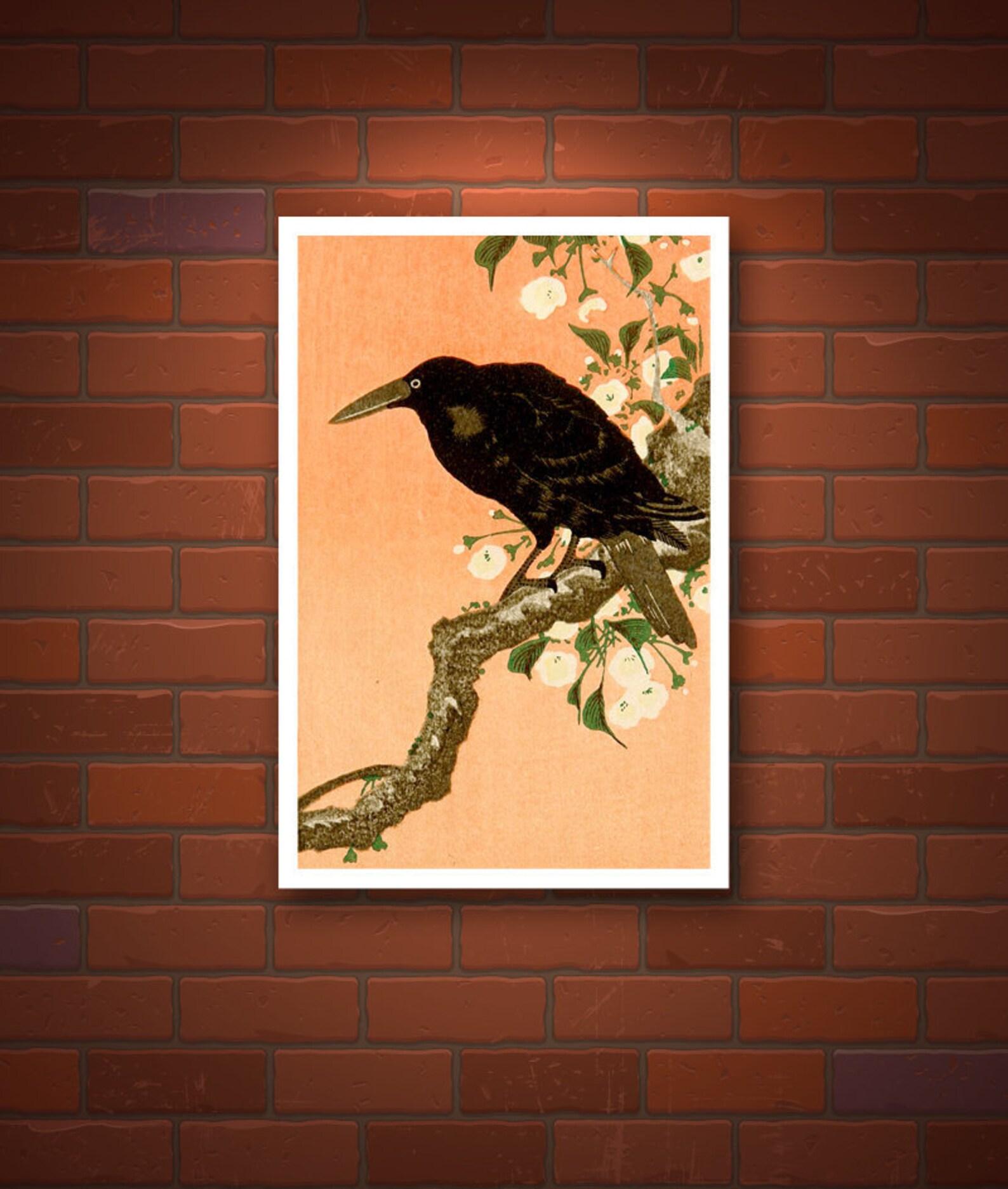 Japanese Art Crows Ravens Art Prints Art Posters Japanese - Etsy