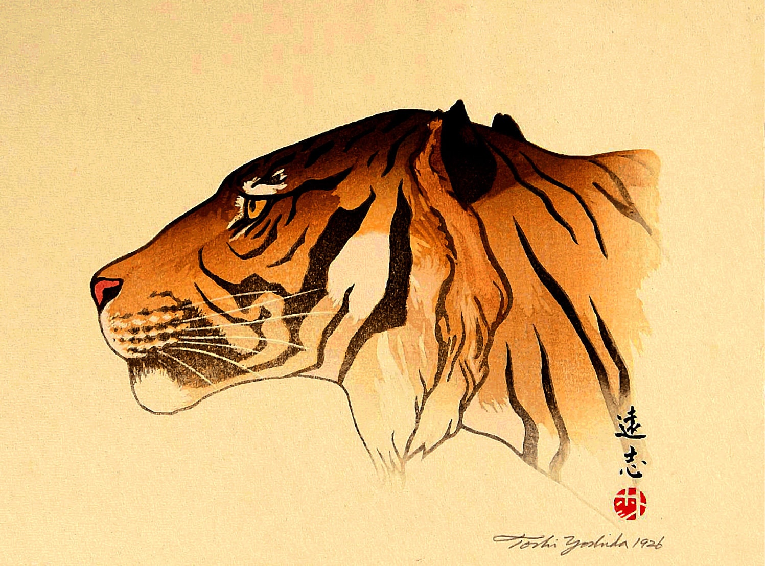 Japanese Tiger Paintings