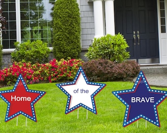 God Bless the USA Yard Sign - Etsy