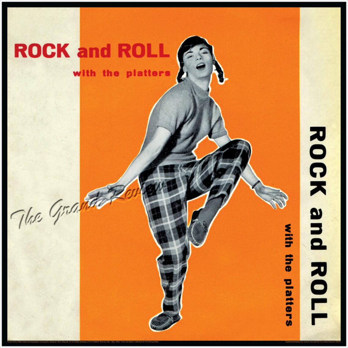 Vintage 50s Italian Meets American Rock and Roll Print - 45RPM Cover ...