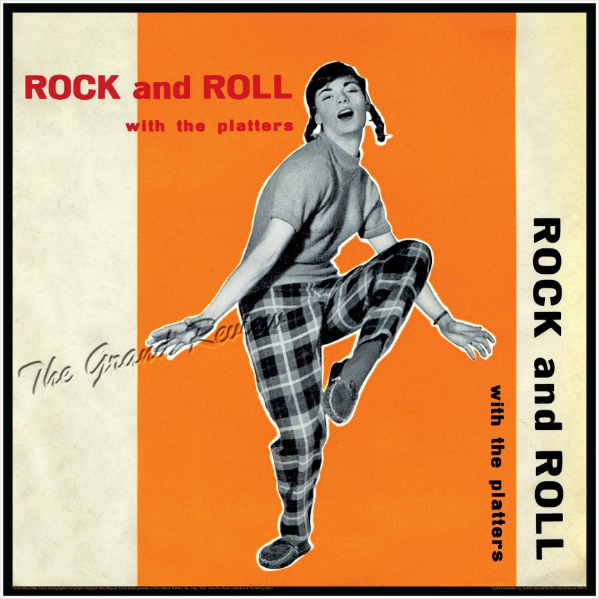 Vintage 50s Italian Meets American Rock and Roll Print - 45RPM Cover ...