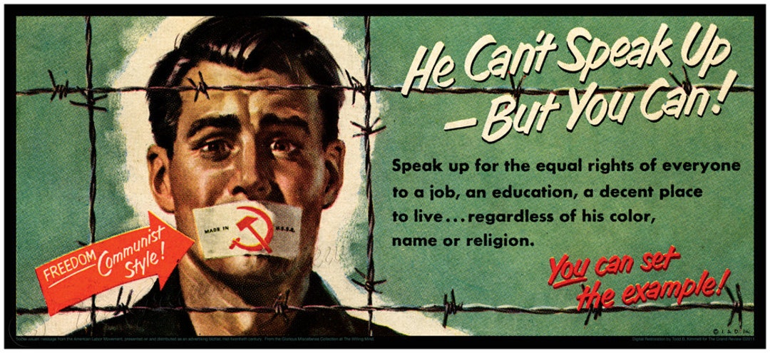 Anti Communism Poster