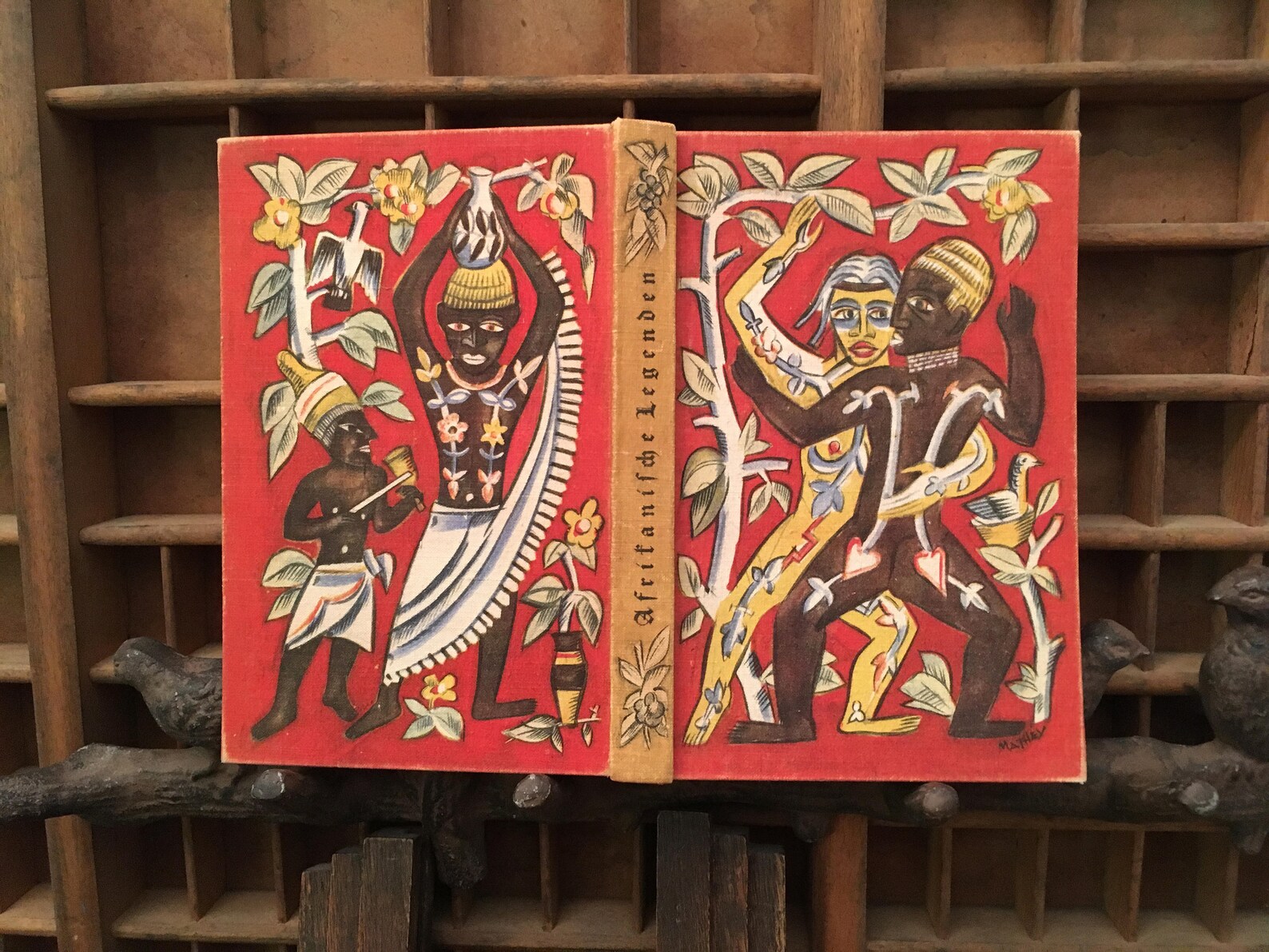 1920s African Print Book Cover Illustration afrikanische - Etsy