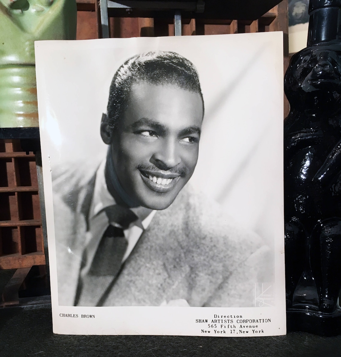 Vintage Blues Print Legendary Blues Singer Charles Brown | Etsy