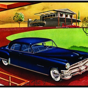 RADEBAUGH - Vintage Mid Century Futurism Print - Legendary Futurist ...