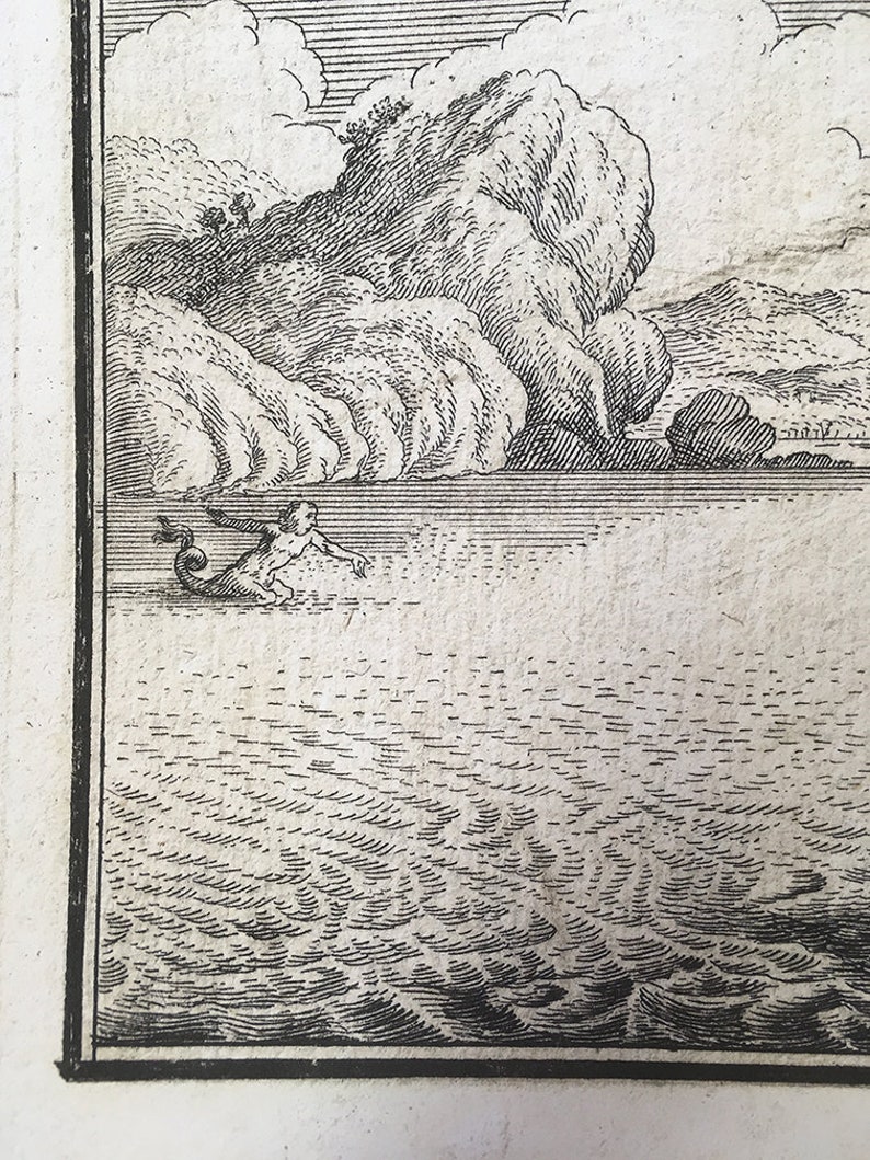 Classical Print Ovidii Metamorphosis 1641 Old German - Etsy