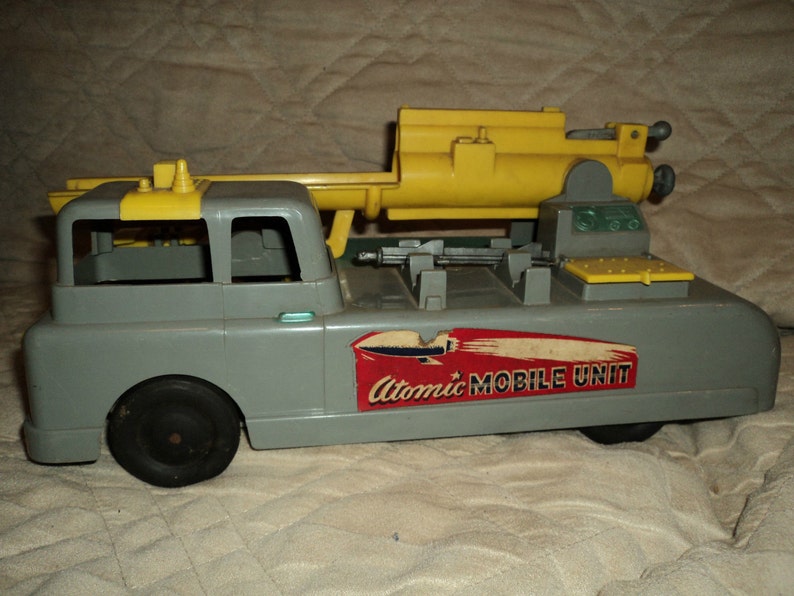 Vintage Toy Print Mid Century Atomic Rocket Launcher COE Cab Over ...