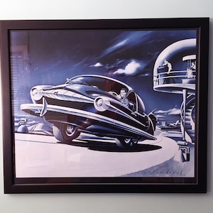 RADEBAUGH - Vintage Mid Century Futurism Print - Legendary Futurist ...