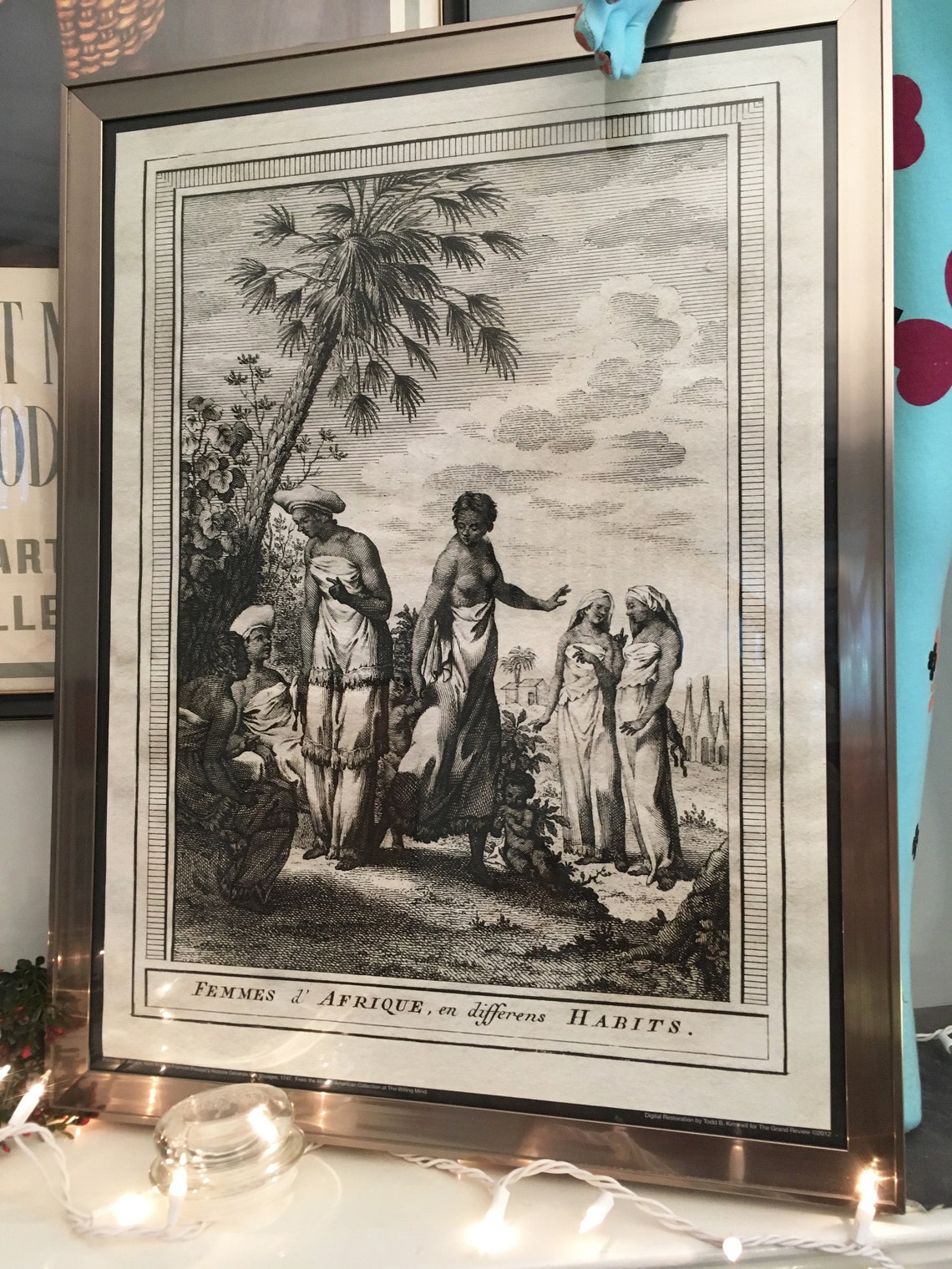 Antique African Print The Zulu Belle 1890 South Africa | Etsy