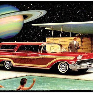 Antique Car Print - the Sunbeam Silver Bullet - Land Speed Record Race ...