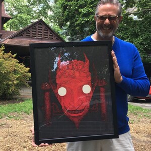 Antique Philadelphia Print - the Devil Grinders - Devils & Cherubs - Etsy