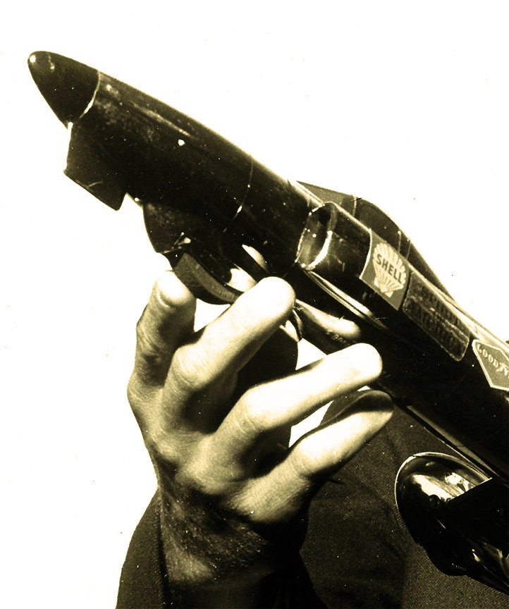 Vintage Toy Print Mid Century Atomic Rocket Launcher COE Cab Over ...