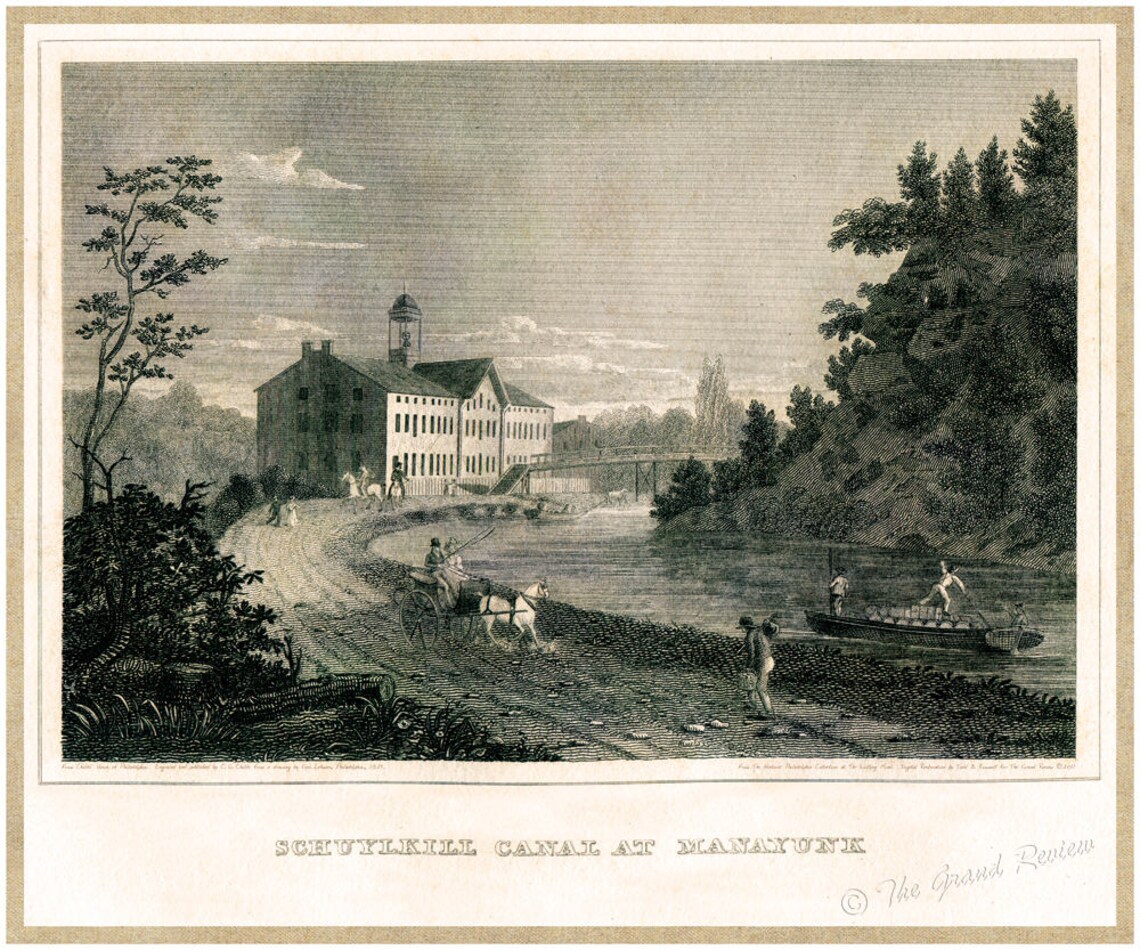 Historic Philadelphia Main Line Print the Real Paoli Himself - Etsy