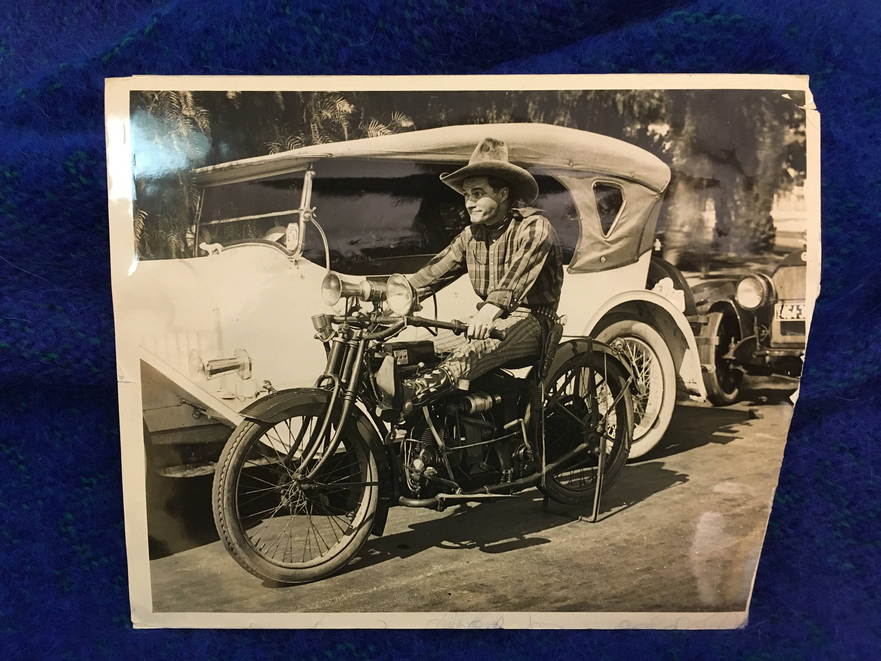 Tom Mix - King of Cowboys - Large Vintage Cowboy Print - Hollywood ...