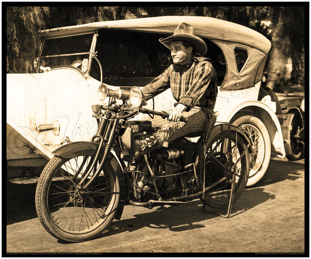 WWI Dolores Del Rio Motorcycle and Sidecar Print Hollywood - Etsy