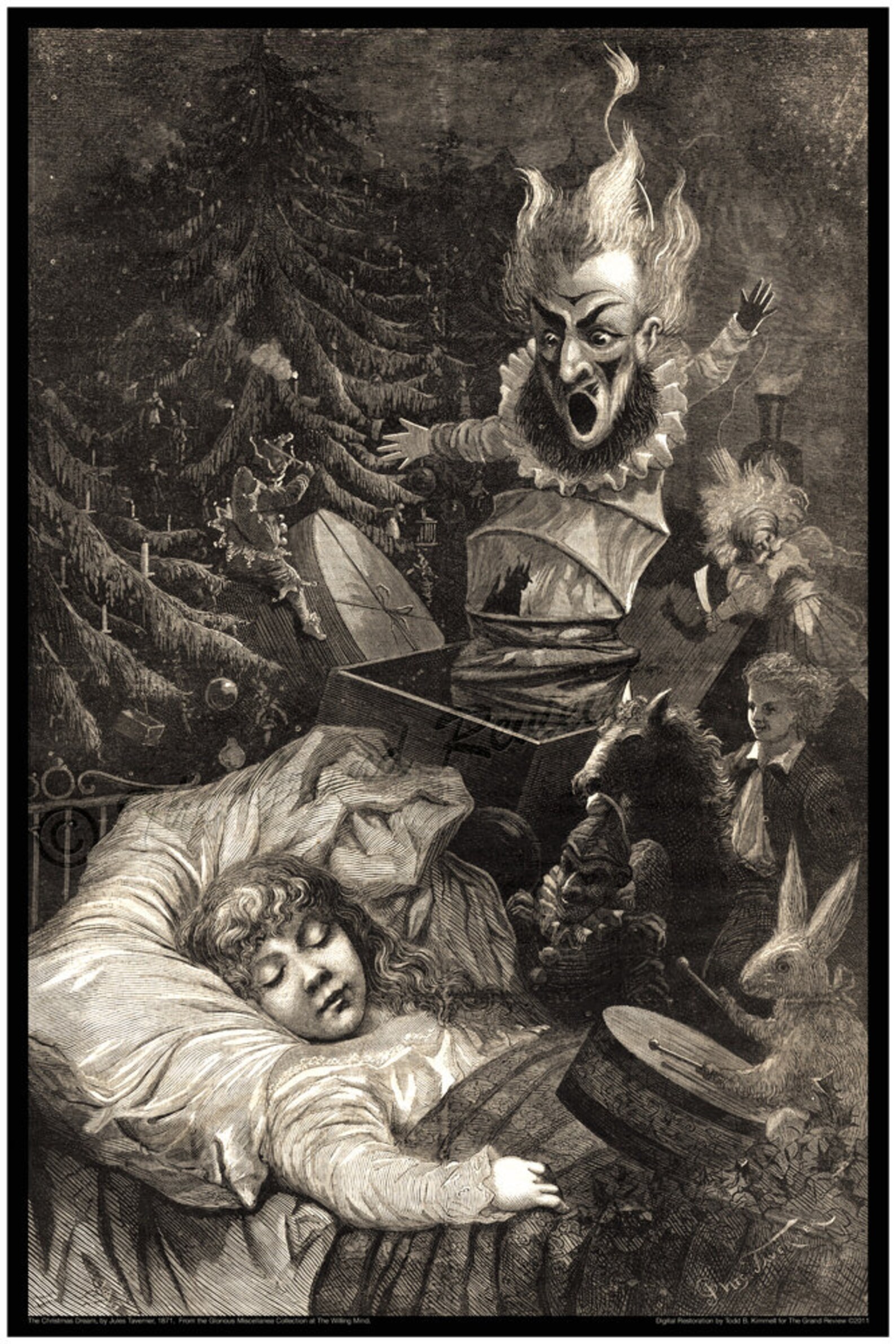 Edgar Allan Poe Print - 1880 Wood Engraving From the Ultima Thule ...