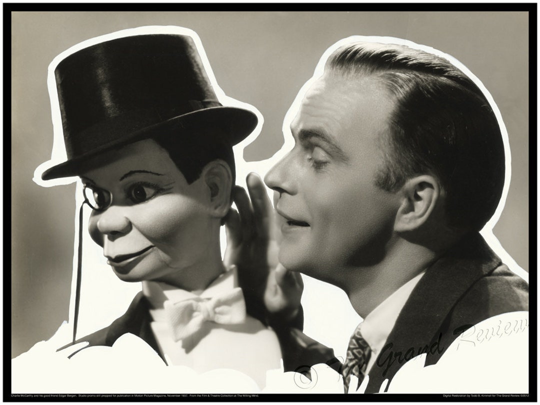 Edgar Bergen and Charlie Mccarthy - an Intimate Moment Between Old ...