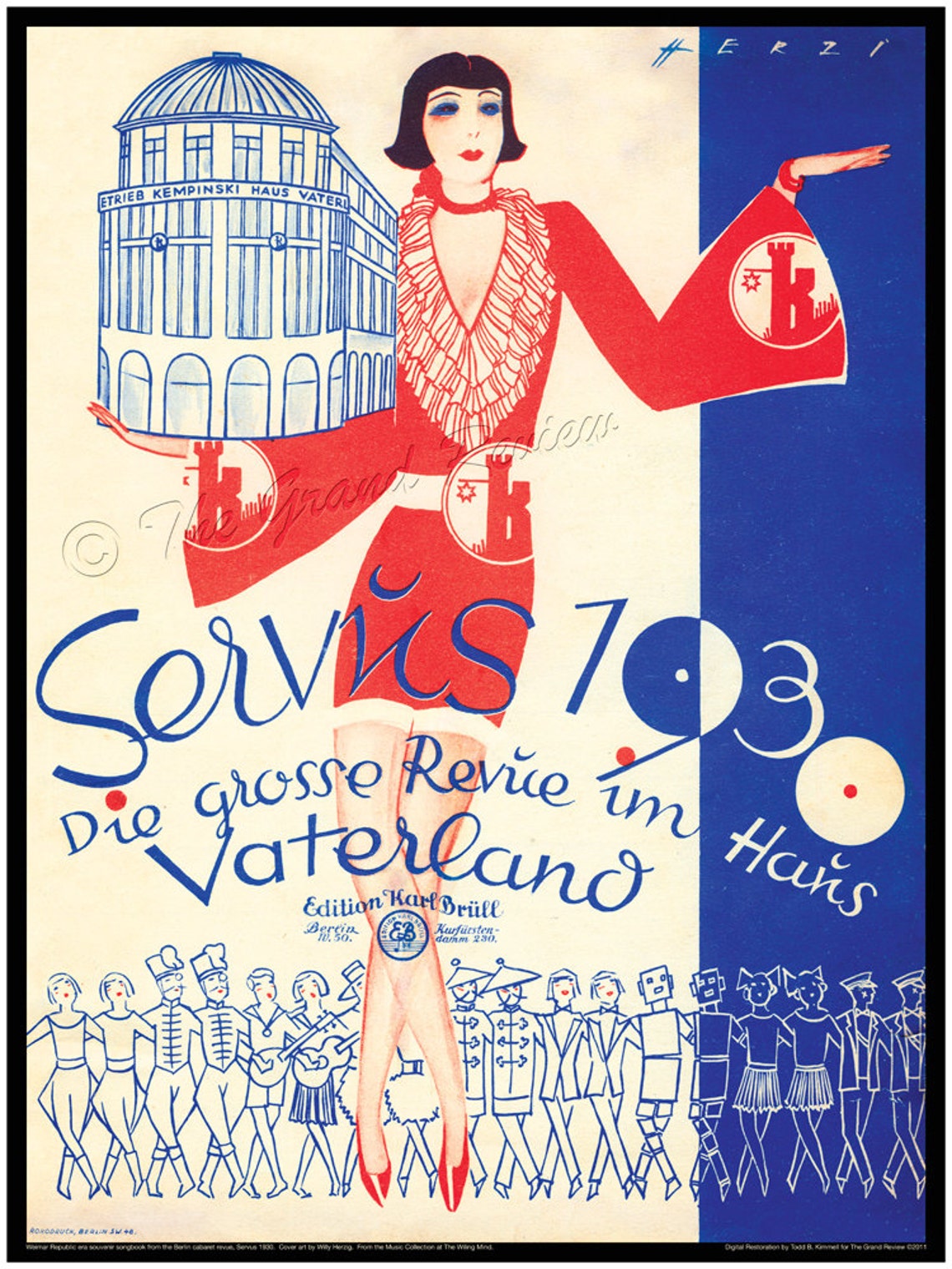 CABARET Antique German Print Cabaret in the Weimar Republic Berlin 1929 ...