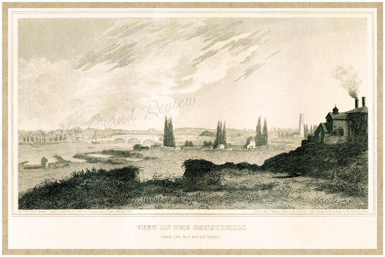Antique Philadelphia Print - University of Pennsylvania at the ...