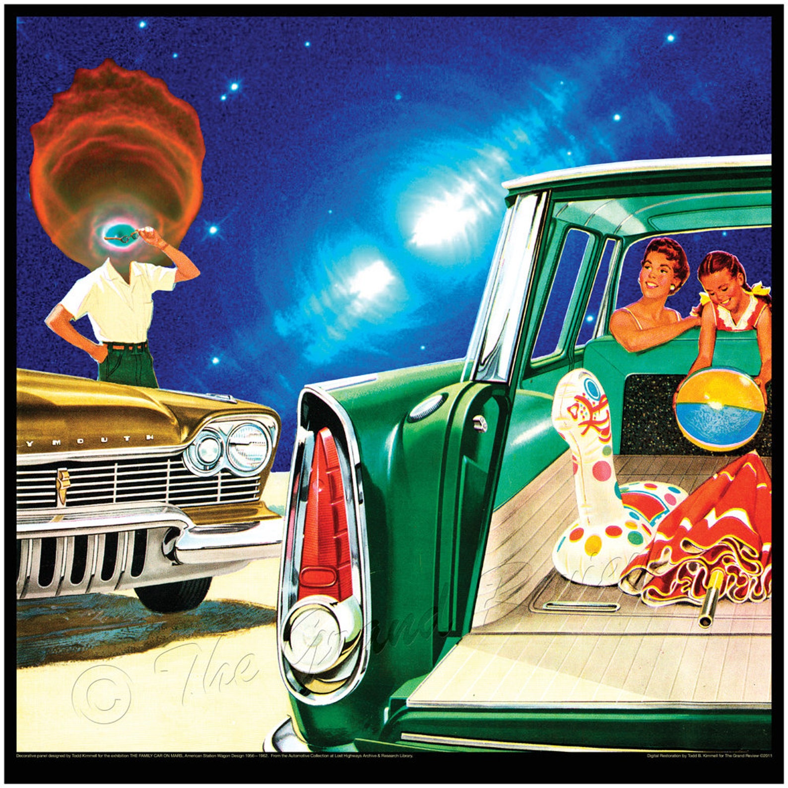 Vintage Car Print - 1959 Mercury Station Wagon - From the Family Car on ...