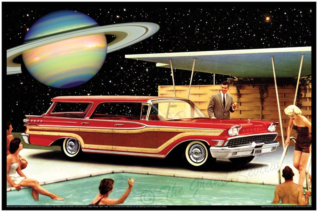Vintage Car Print - 1959 Mercury Station Wagon - From the Family Car on ...
