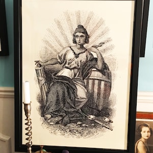 Civil War Print - Union Forever - US Constitution Secured 1776 and ...