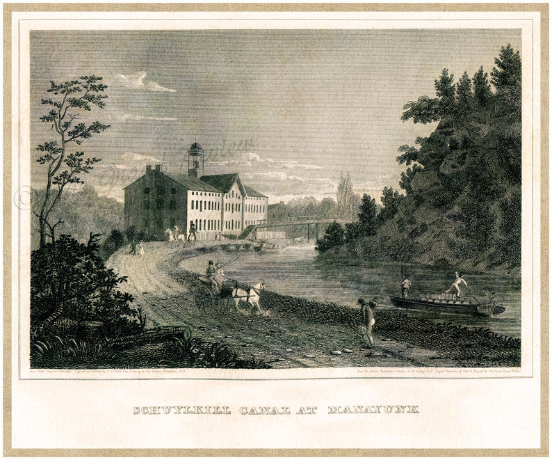 Antique Philadelphia Print - University of Pennsylvania at the ...